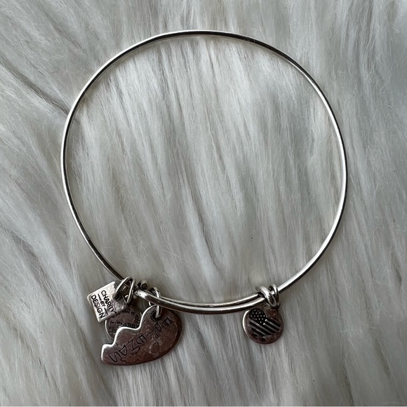 Alex and Ani | Jewelry | Alex And Ani Rafaelian Silver Best Friend Half Heart Friend Charm ...